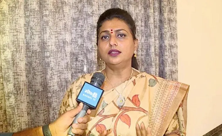 వైఎస్‌ జగన్‌ భద్రతపై ఆందోళనగా ఉంది: రోజా | Rk Roja Comments On Ys Jagan Security | Sakshi
